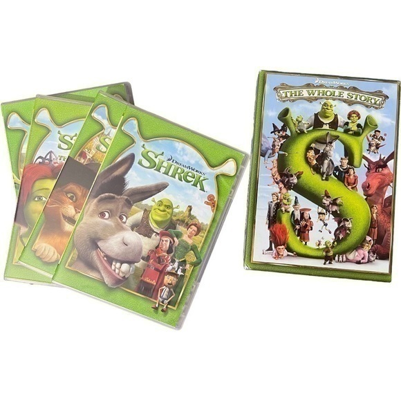 Dreamworks | Media | Dreamworks Shrek The Whole Story 5 Disc Dvd Box Set | Poshmark